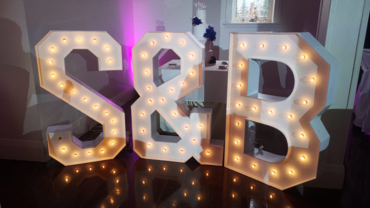 Toronto Custom Marquee Letters Rental | Toronto Balloon Décor